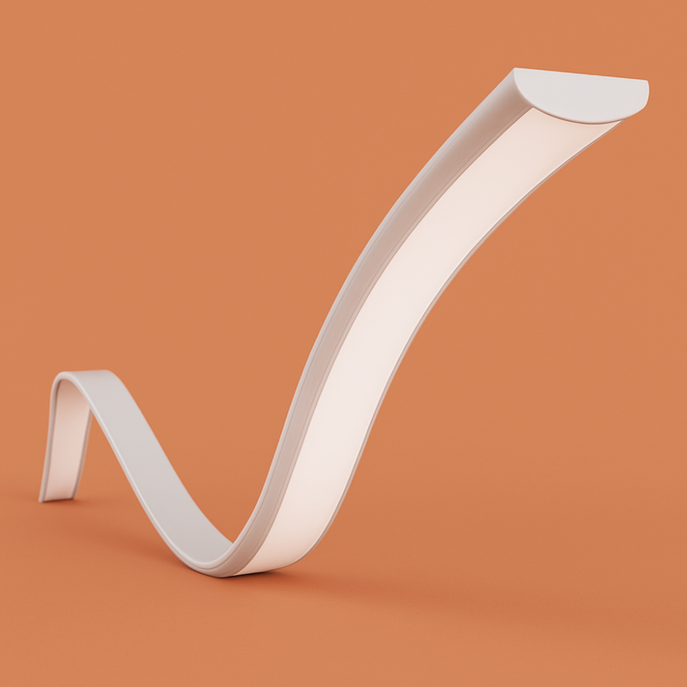1704 Bendable LED Profile 2500mm – Flexible Aluminium Track Australia ...